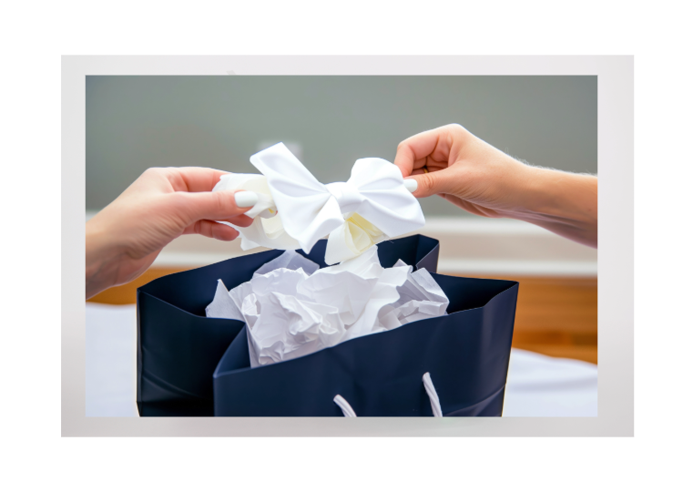 Enhance Corporate Gifts with Branded Tissue Paper & Ribbons – Just Brand