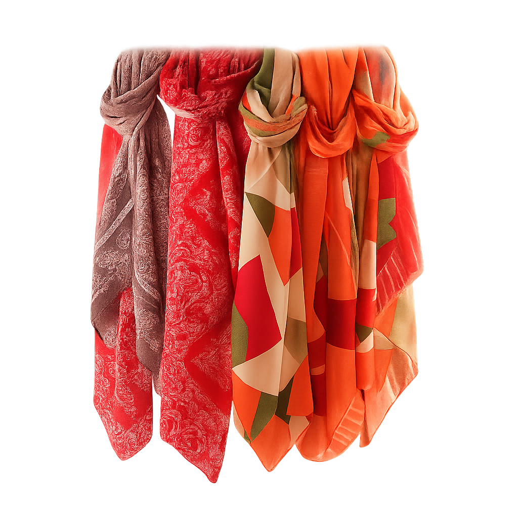 Chiffon Scarf | Sublimated Scarf | Silk Chiffon Scarf – Just Brand