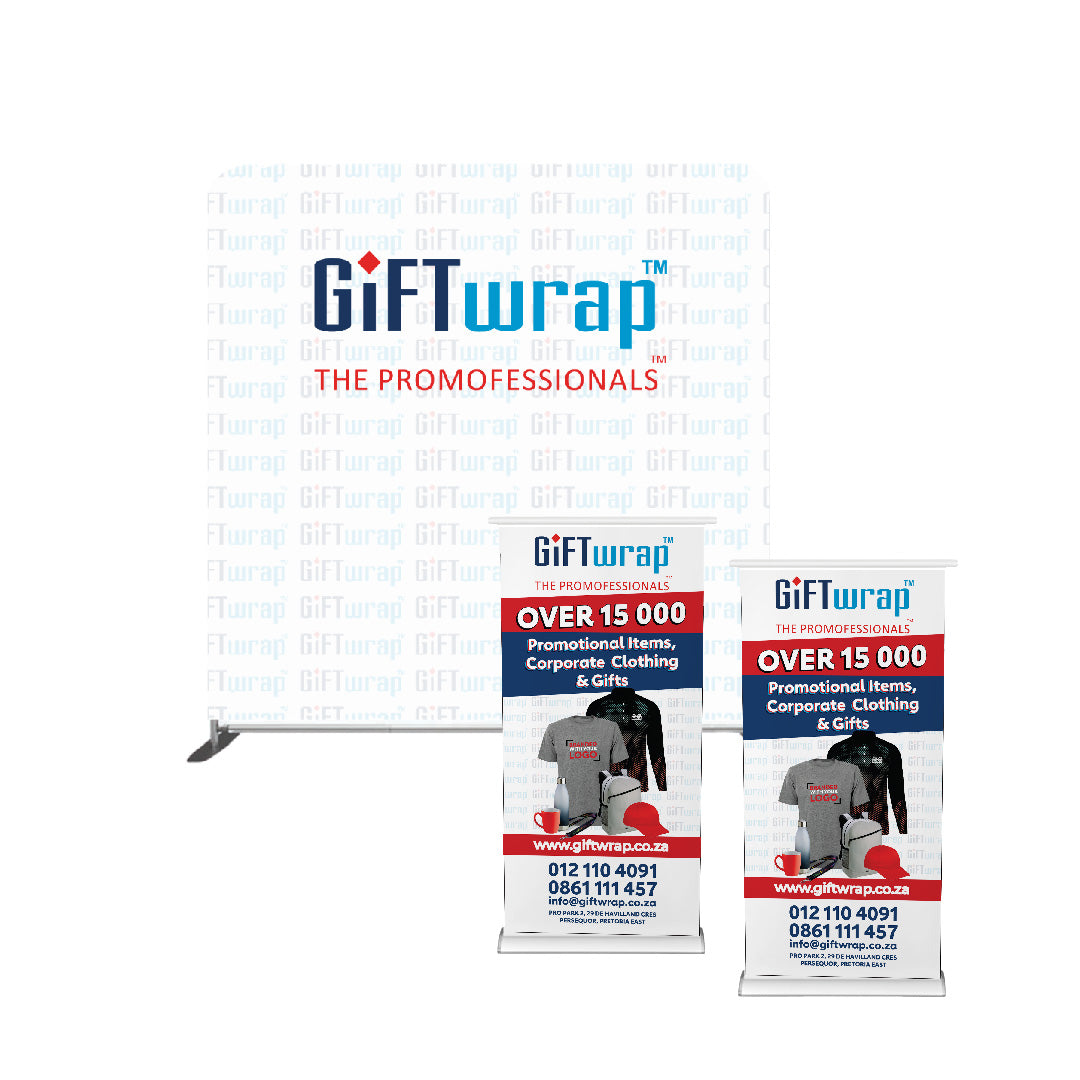 Slimline & Dual Pull-Up Banner Combo | Banner | Branded Banner Combo ...