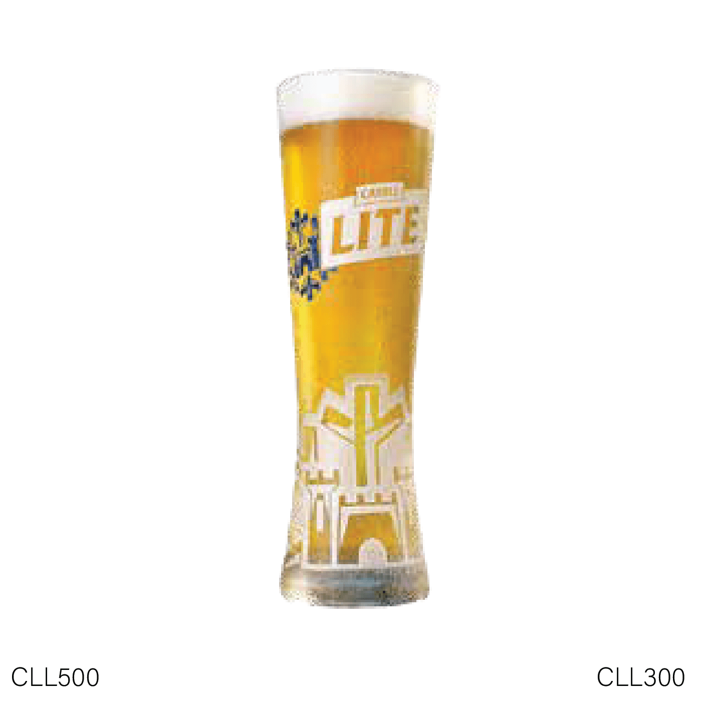 Castle Light Beer Glass 500ML | 500ML Beer Glass | Beer Glass – Just Brand