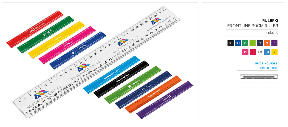 Altitude Frontline 30cm Ruler – Just Brand