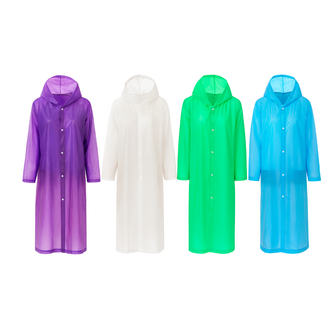 Transparent Adult Rain Coats | Transparent Raincoat With Hood – Just Brand
